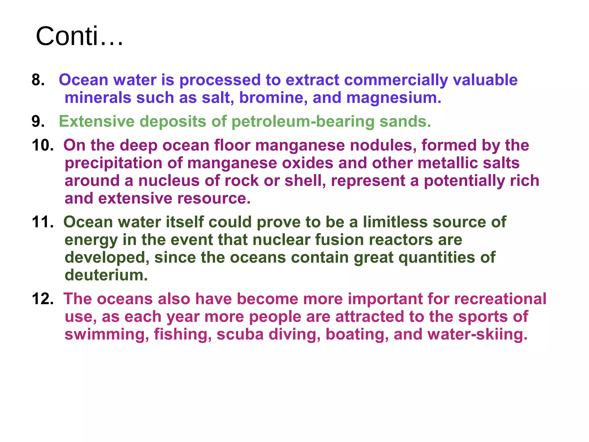 Definition of Oceanography | PPT