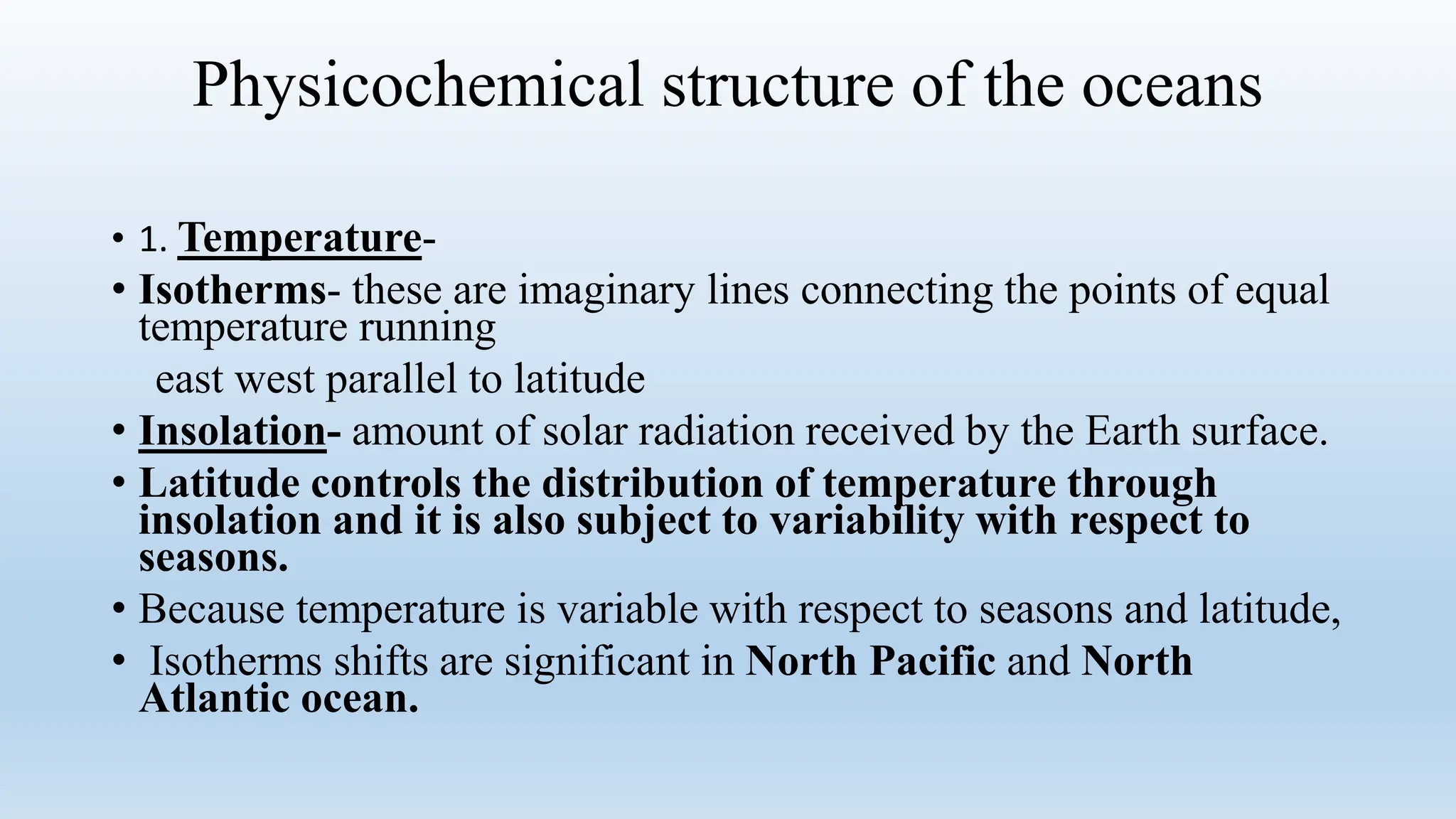 Oceanography thermocline.pptx PRESENTED BY Dr. PK Anthwal | PPTX