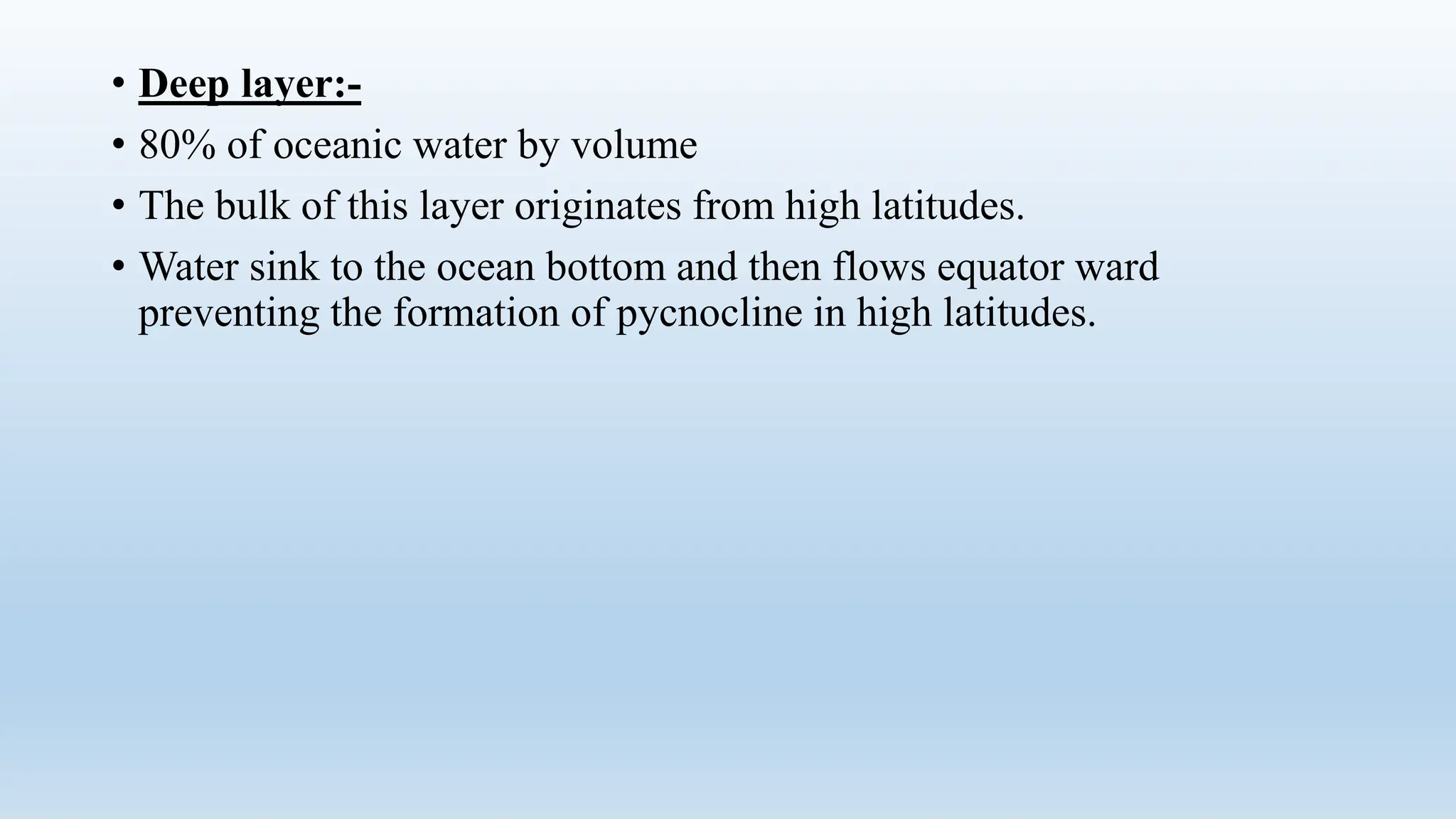 Oceanography thermocline.pptx PRESENTED BY Dr. PK Anthwal | PPTX