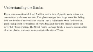 Ocean Plastic Pollution and the Growing Impact on Marine Life | PDF