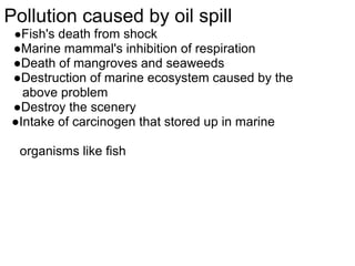 Ocean Pollution | PPT | Environment | Science