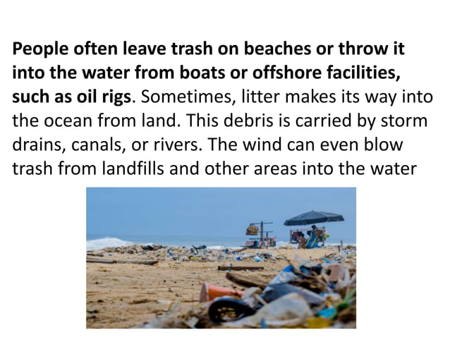 "Impact and Sources of Ocean Pollution". | PPT