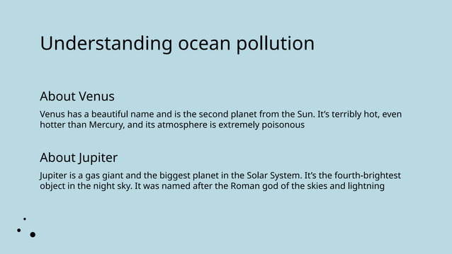 Ocean Pollution and Sea Waste by Slidesgo.pptx | Environment | Science