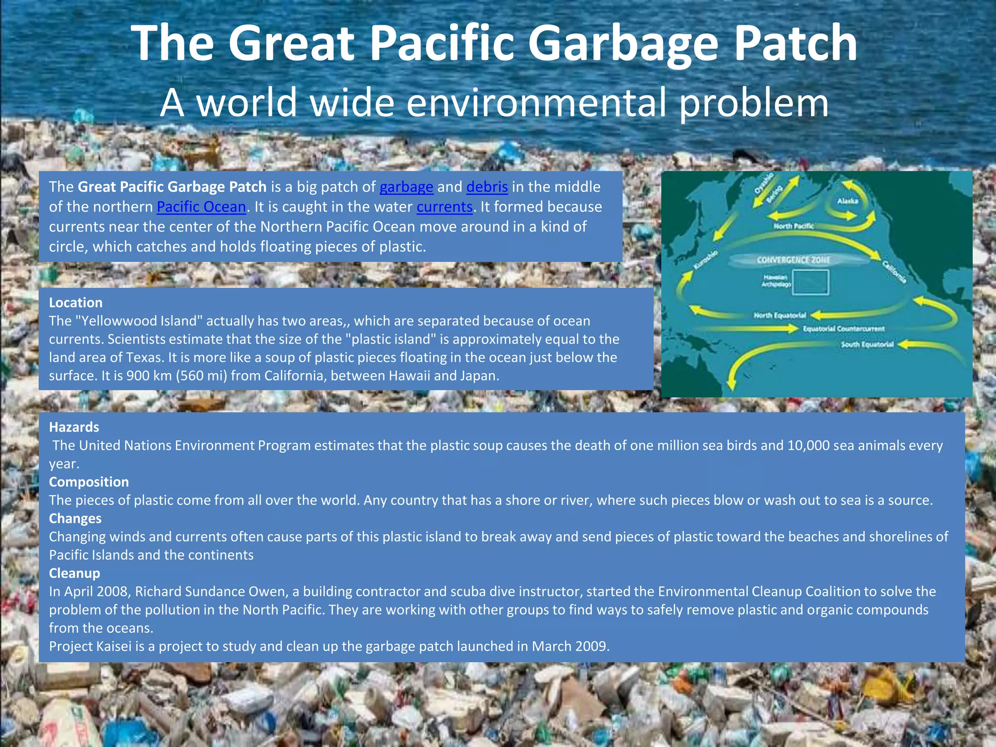 Ocean pollution enviromental project | PPTX