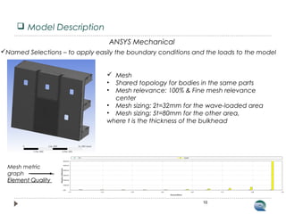 A Nonlinear Transient Analysis of a wave-loaded steel bulkhead on a ...