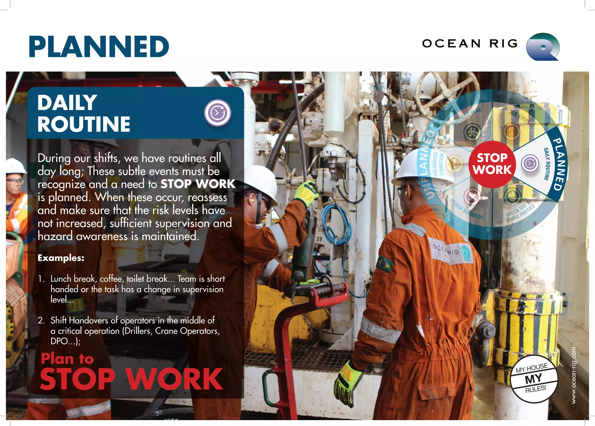 Ocean rig stop work posters english | PDF