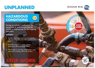 Ocean rig stop work posters english | PDF