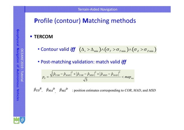Oceans 2019 tutorial-geophysical-nav_7-updated | PPT