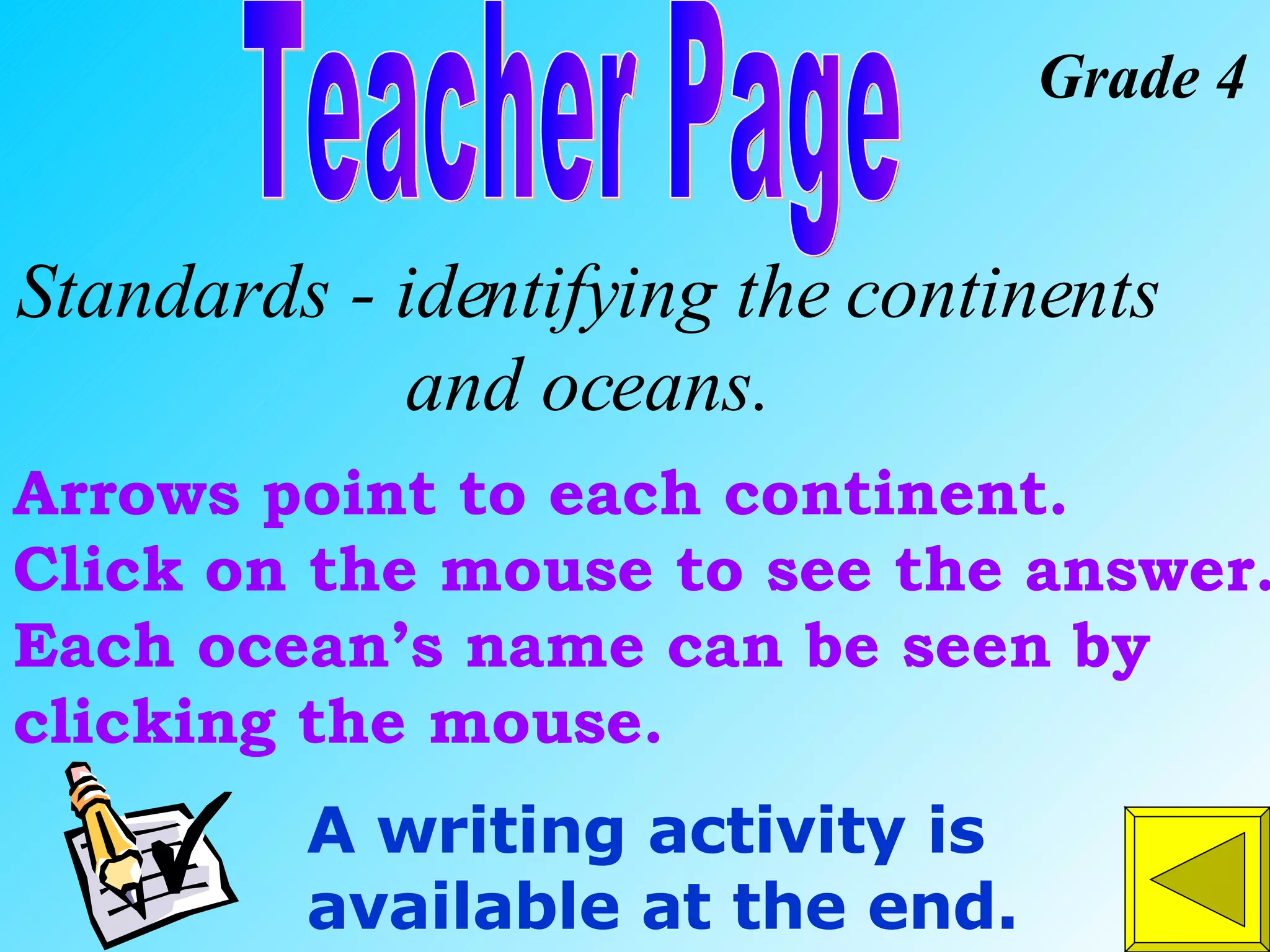 Oceans and Continents | PPT