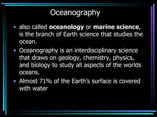 Oceans | PPT