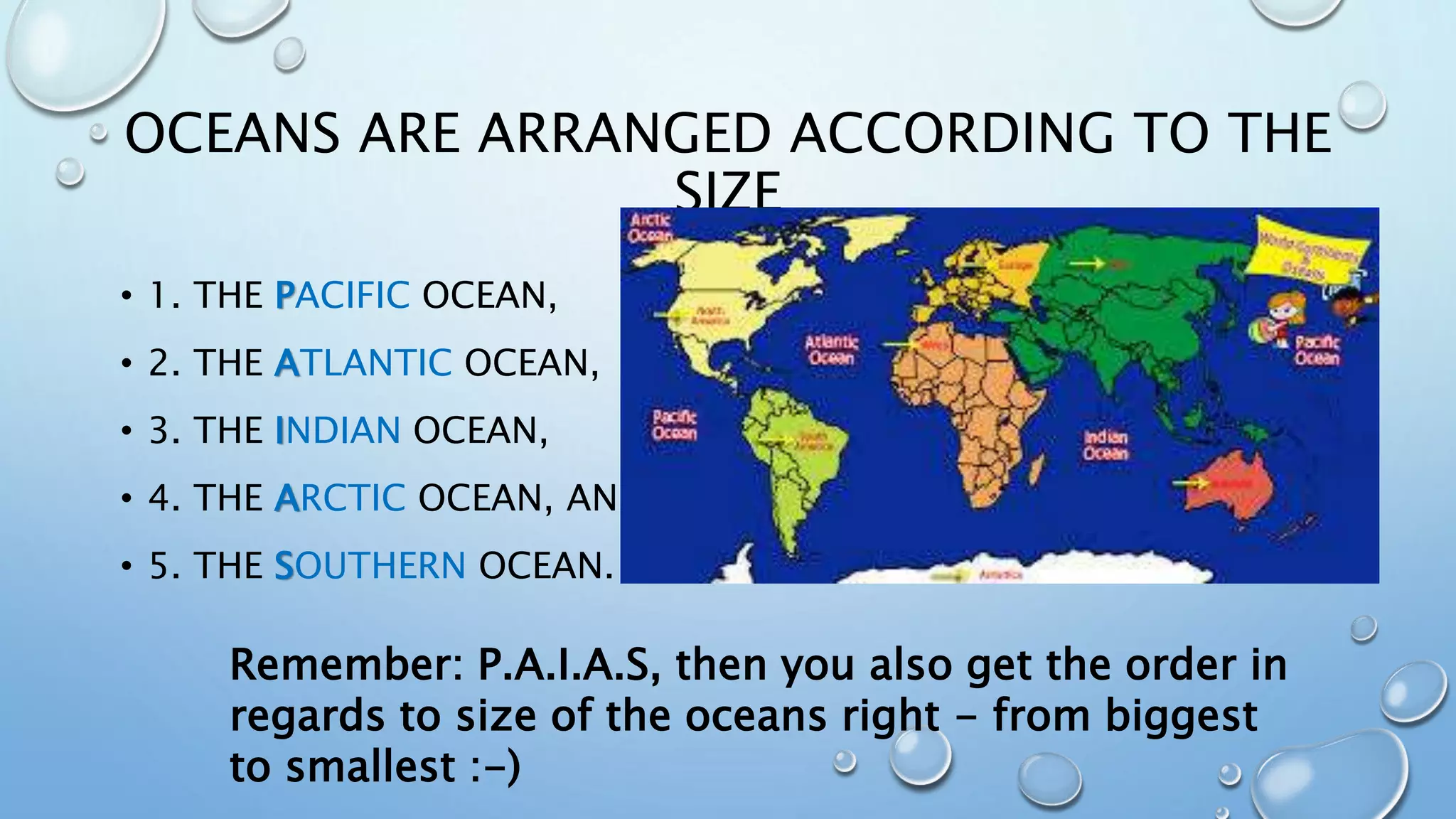 Oceans around the world | PPTX | Polar Travel | Travel Locations