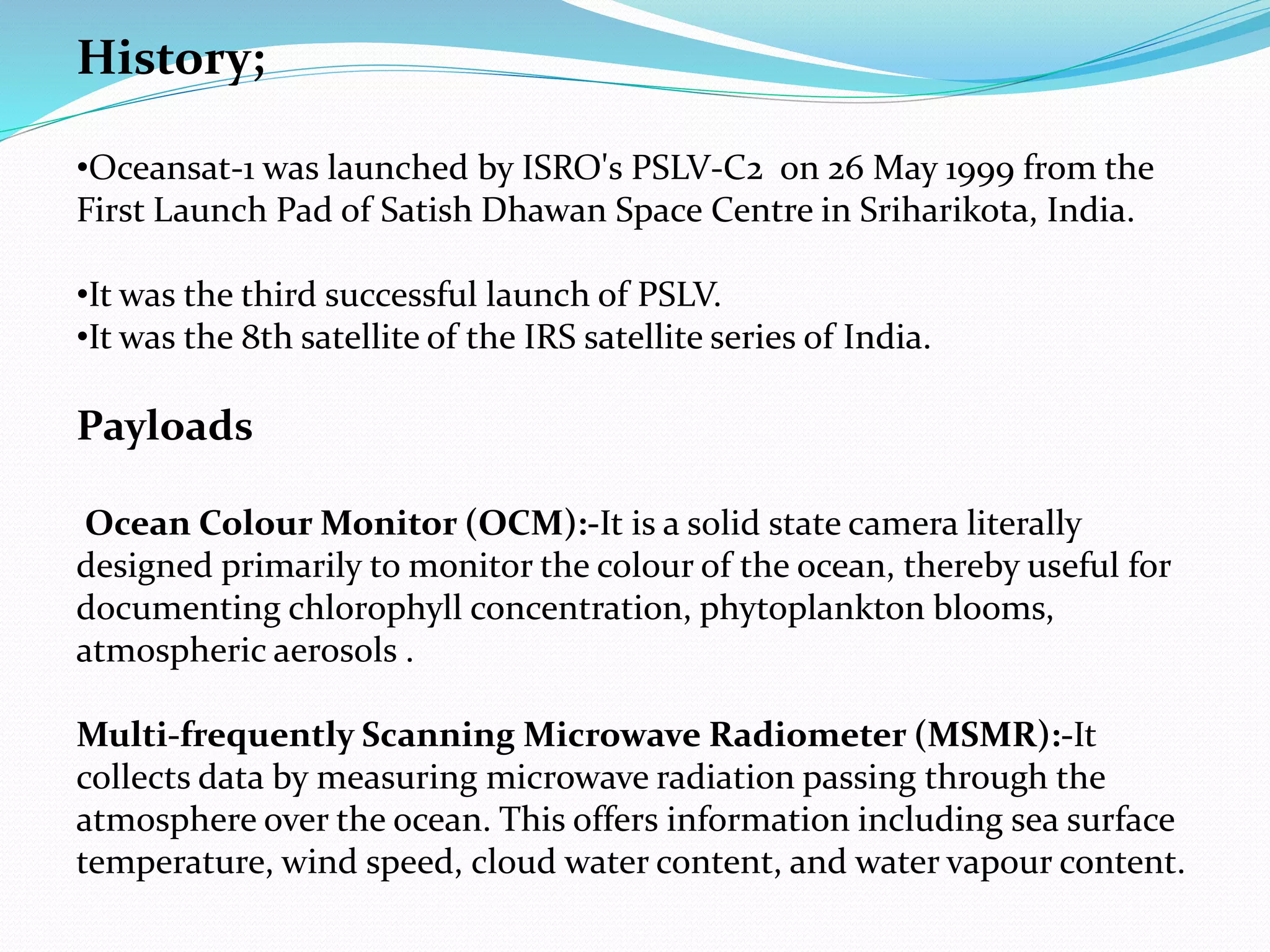 Oceansat | PPTX