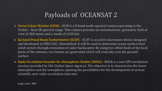 Ocean- sat for Oceanography | PPTX