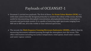 Ocean- sat for Oceanography | PPTX