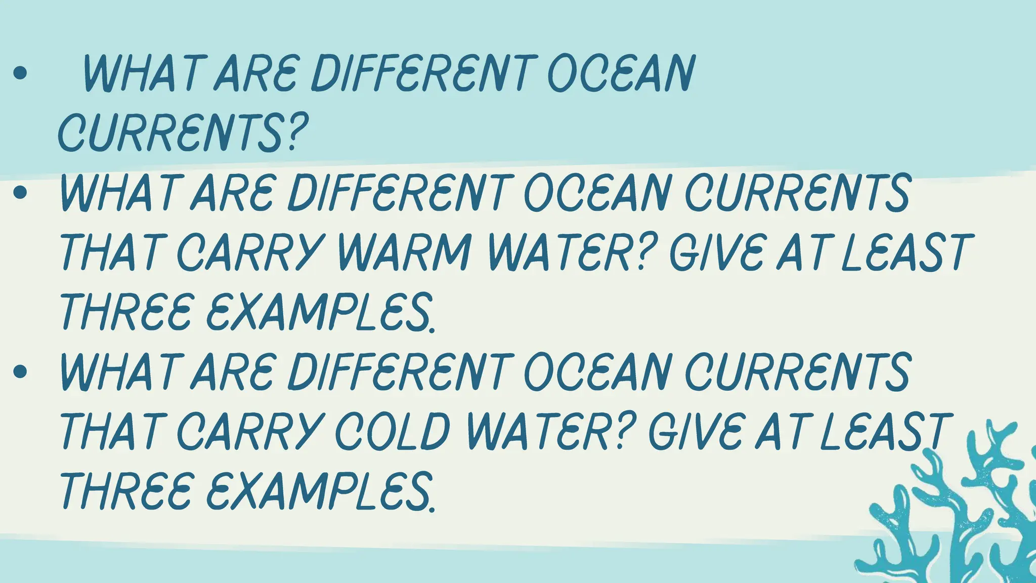 factors that affect climate: Oceans currents.pptx