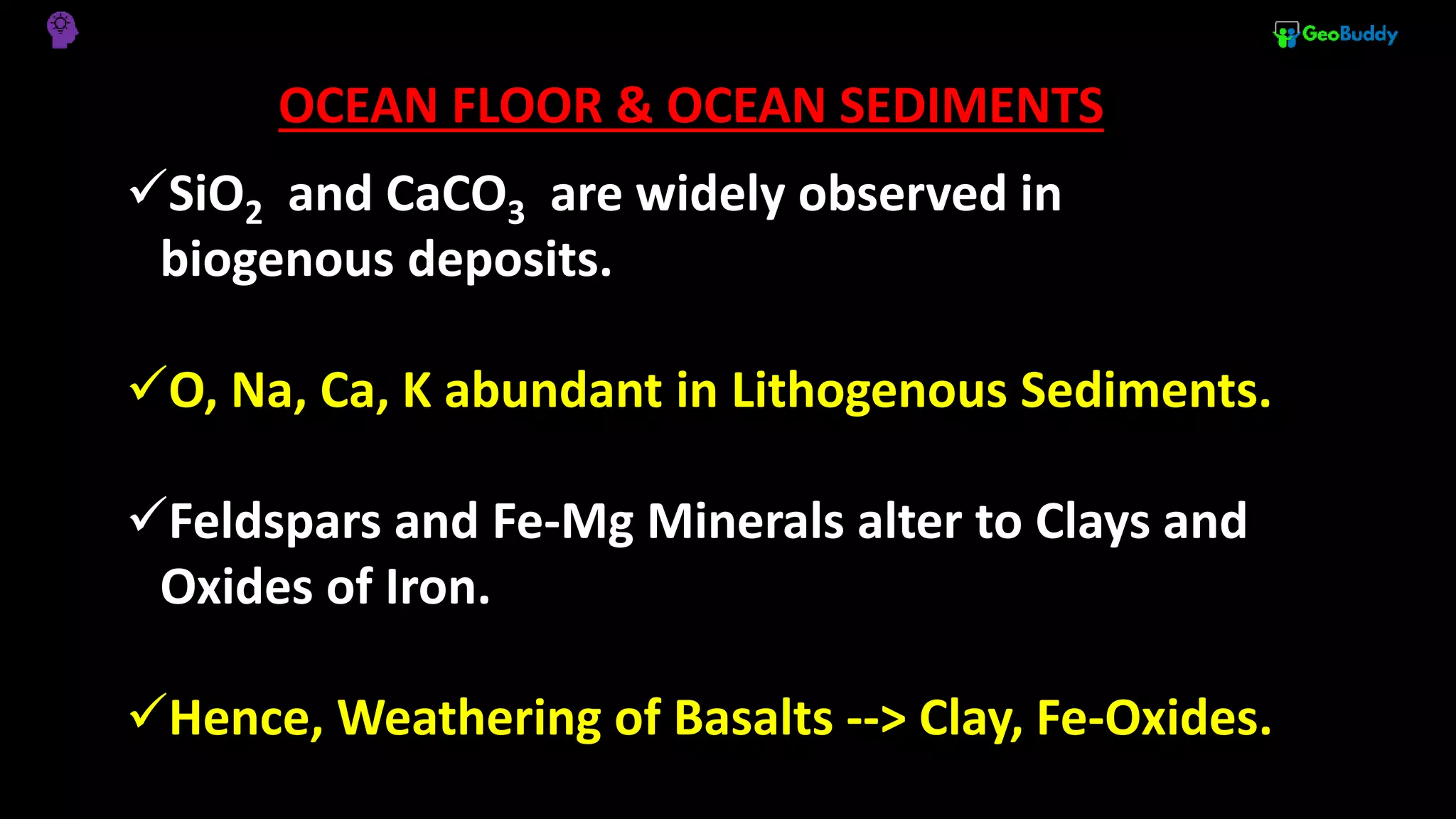 Ocean Floor & Ocean Sediments | PPT