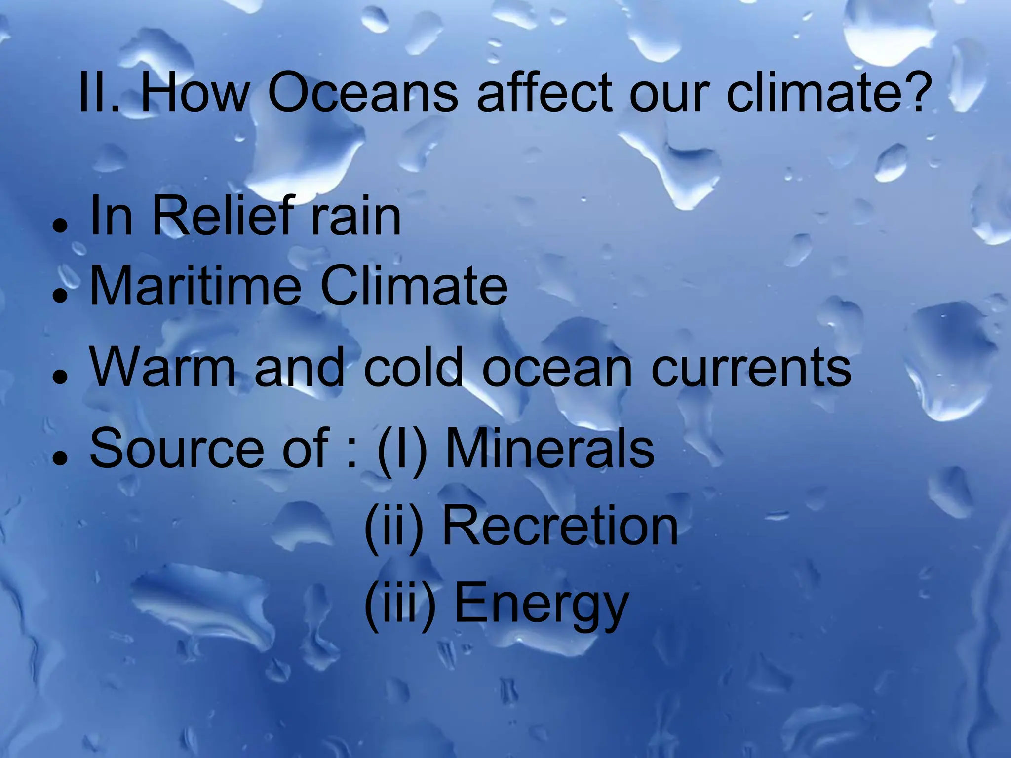 OCEANS and the effect on climate change.ppt
