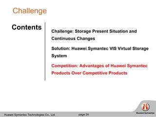 Huawei Symantec Oceanspace VIS6000 Overview | PPT