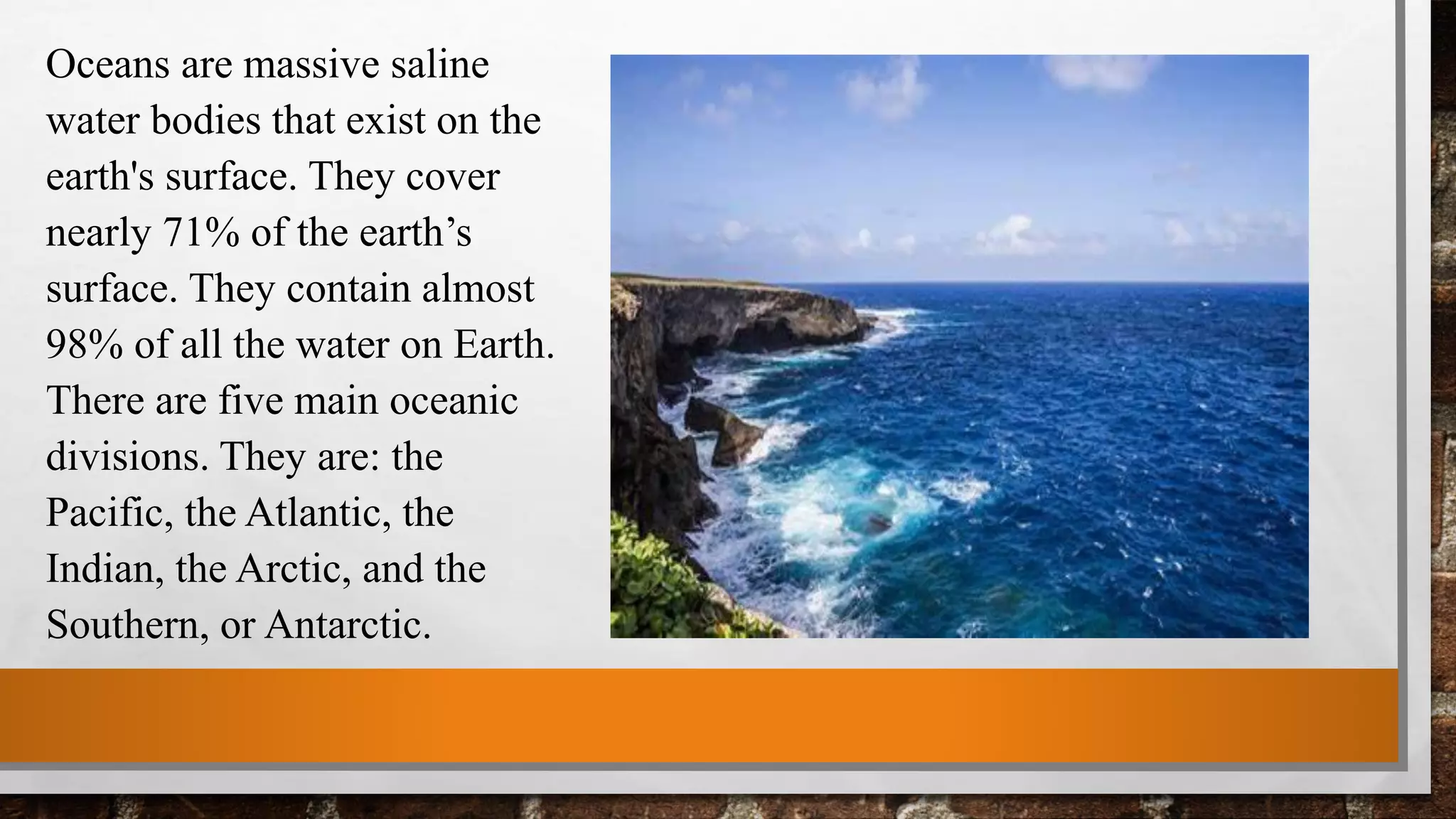 Oceans: Introduction to World Oceans | PPT