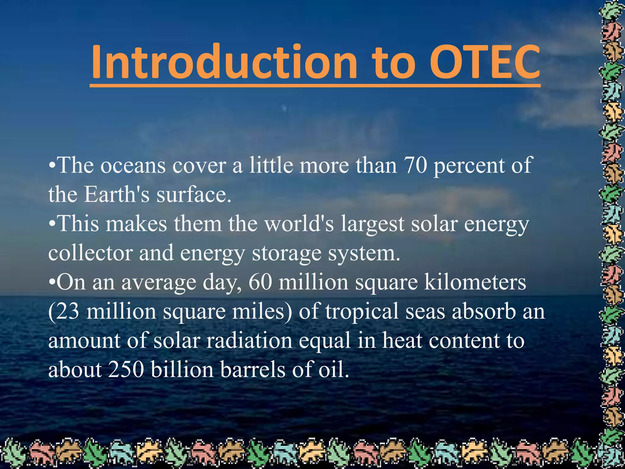 Ocean thermal energy | PPTX