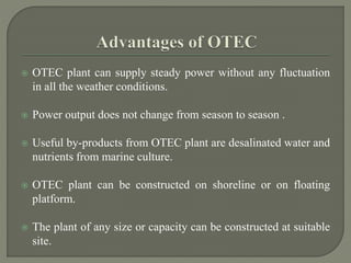 Ocean Thermal Energy.pptx | Power and Energy Industry | Industries