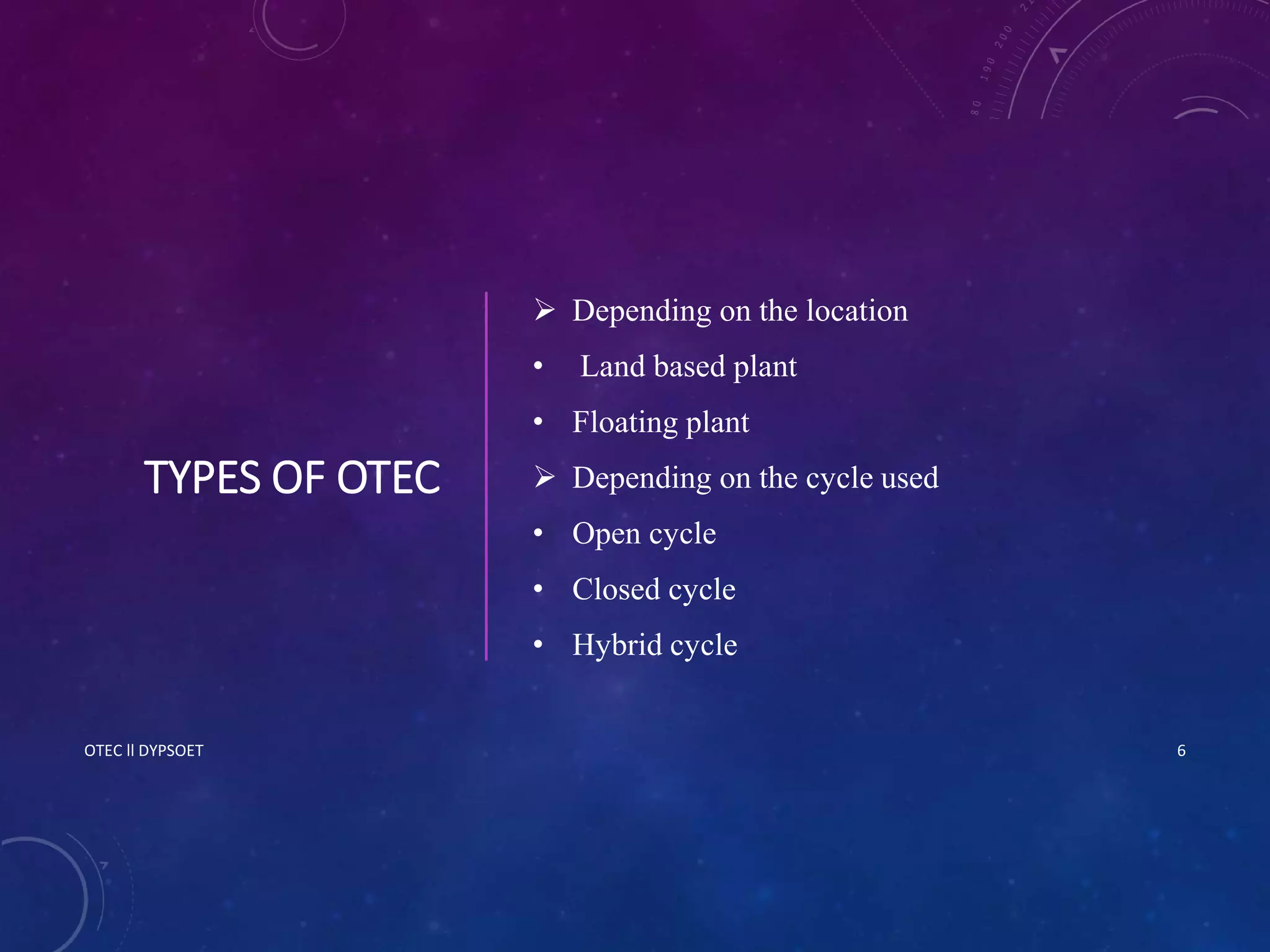 Ocean thermal energy conversion (OTEC) | PPTX