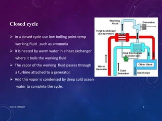 Ocean thermal energy conversion (OTEC) | PPTX