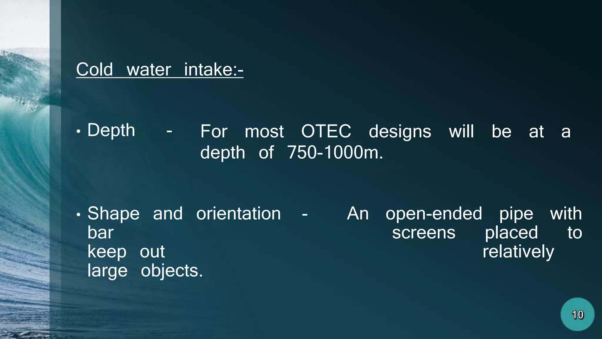 Ocean thermal energy conversion | PPTX