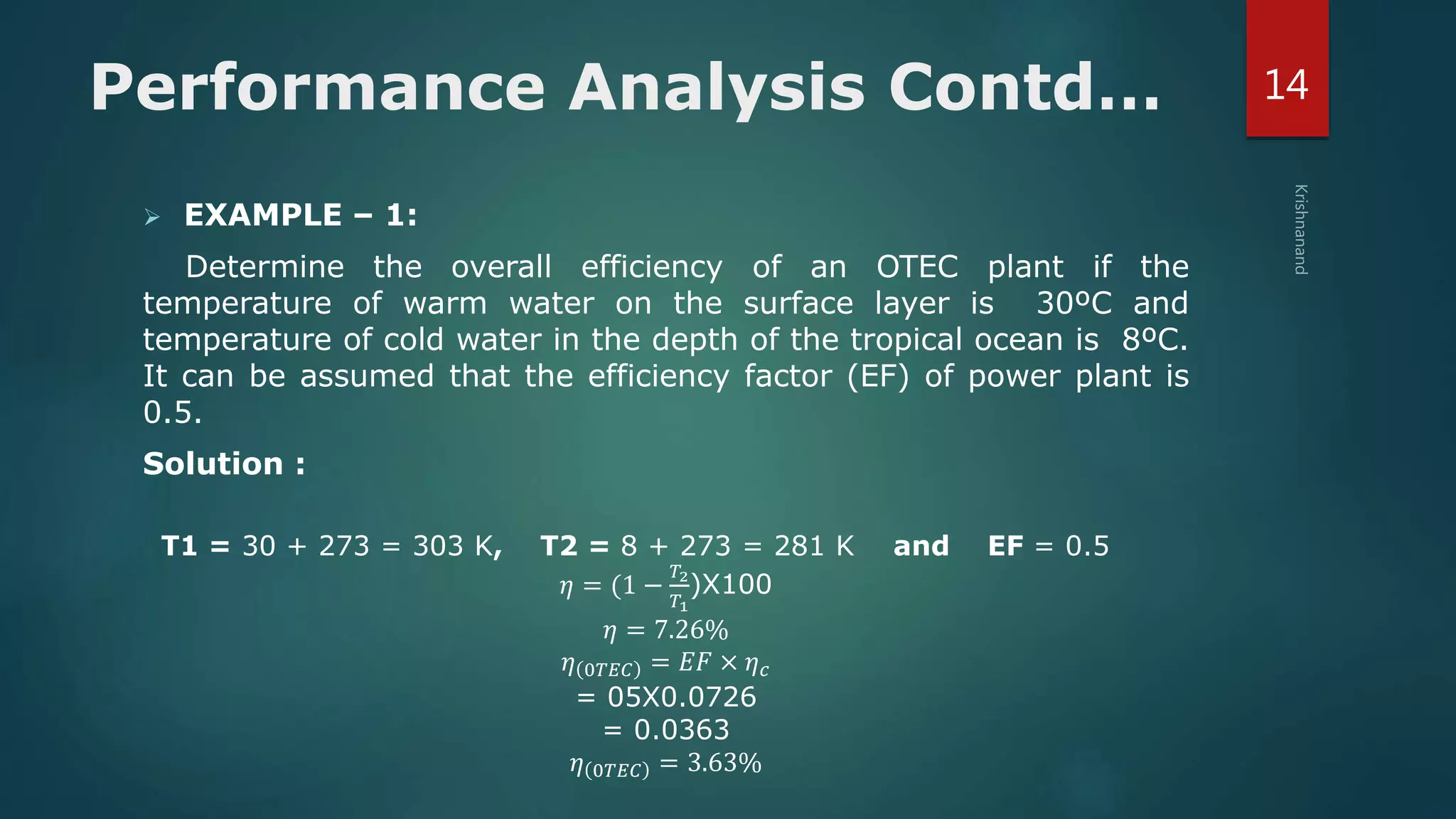 Ocean Thermal Energy Conversion (OTEC) | PPTX