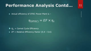 Ocean Thermal Energy Conversion (OTEC) | PPTX