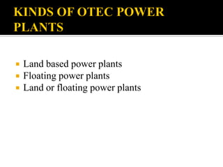 Ocean thermal energy conversion pdf | PDF