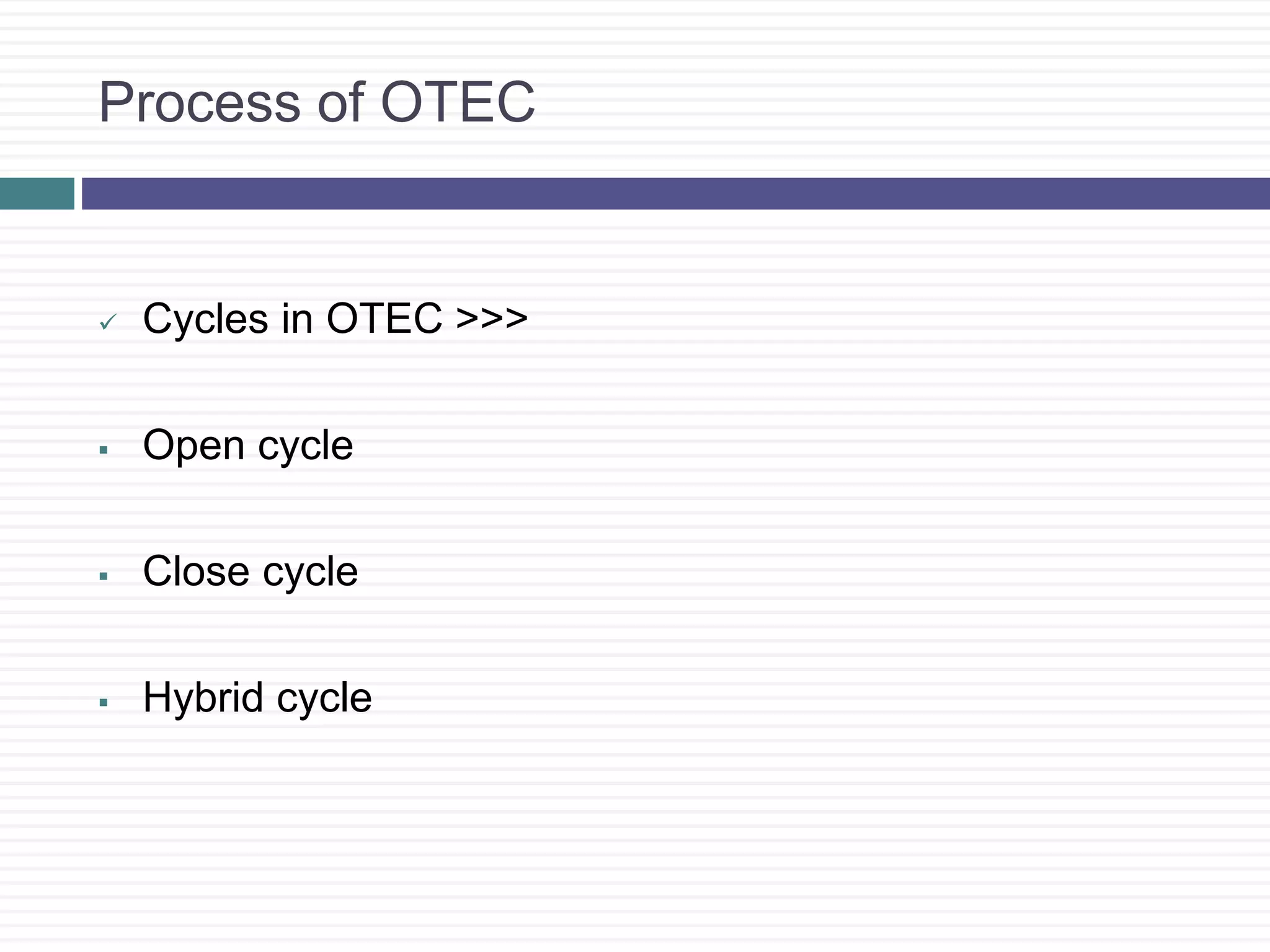 Ocean thermal energy convertion | PPTX