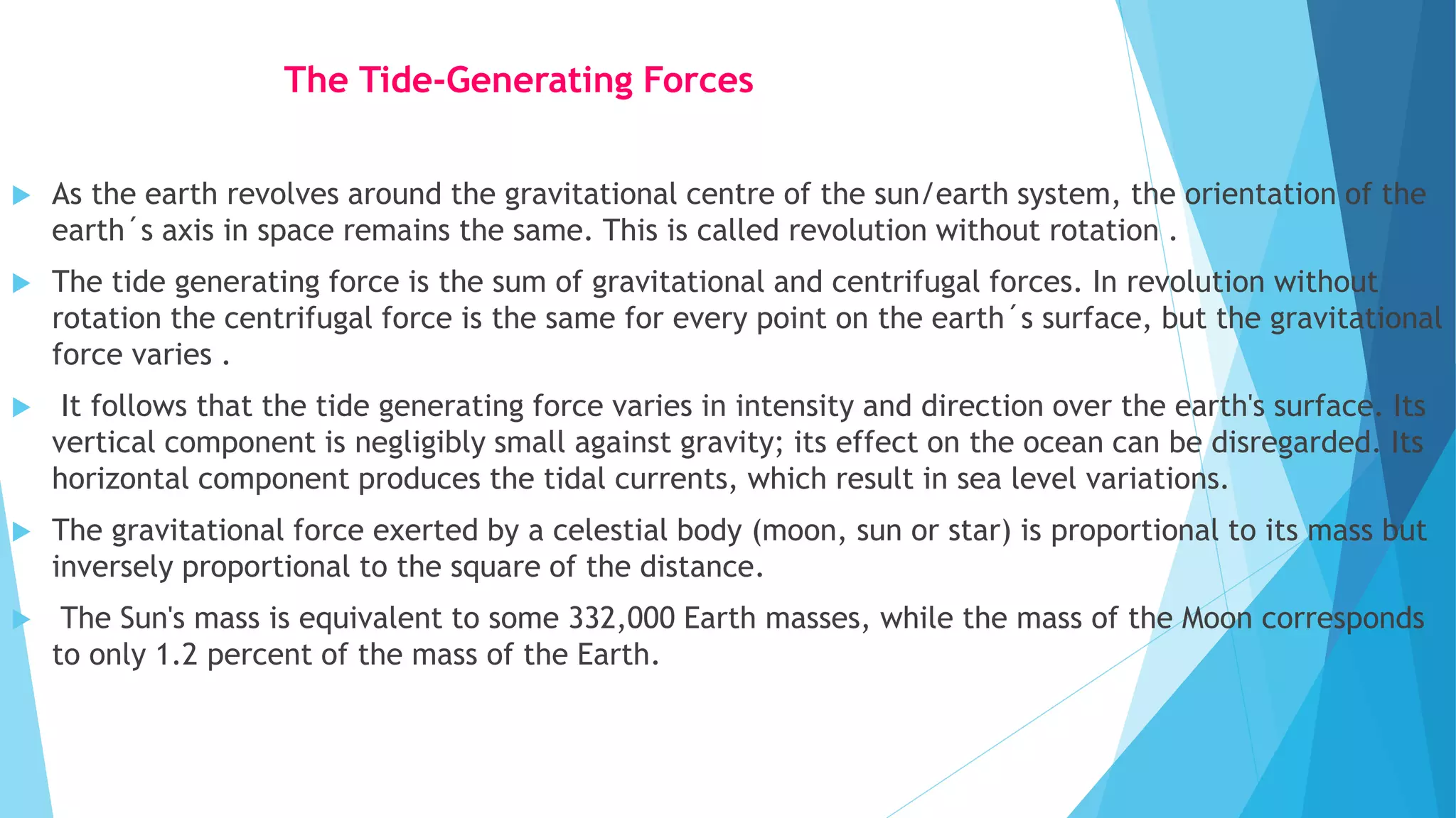 Ocean tides, types and theories | PPTX