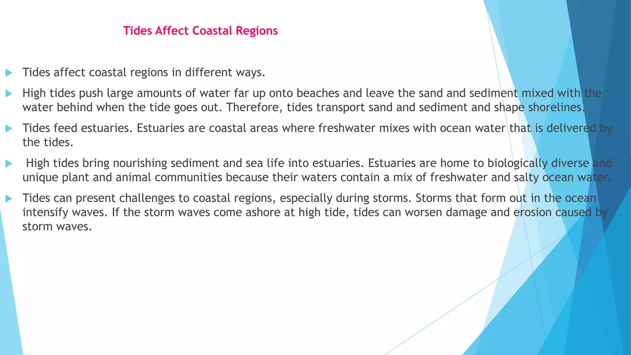 Ocean tides, types and theories | PPTX