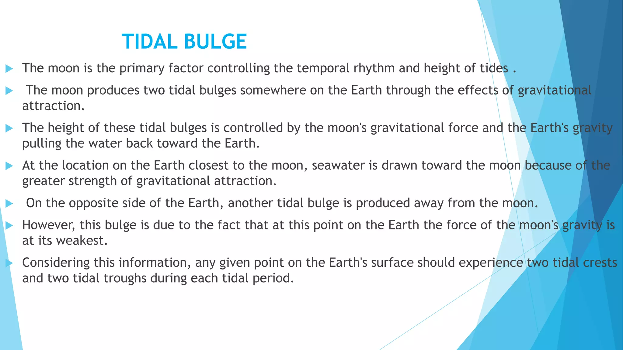 Ocean tides, types and theories | PPTX