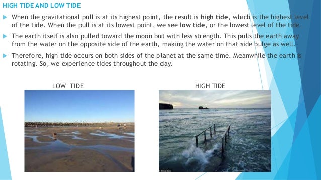Ocean tides, types and theories