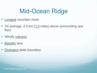 Ocean Floor Features: Ocean Trenches and Volcanic Arcs | PPTX