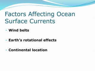 Ocean Water and Currents PPT LESSON | PPTX