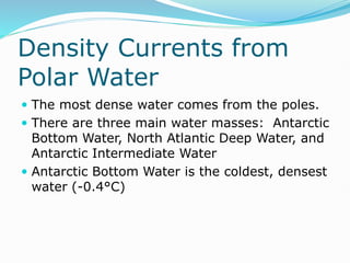 Ocean Water and Currents PPT LESSON | PPTX