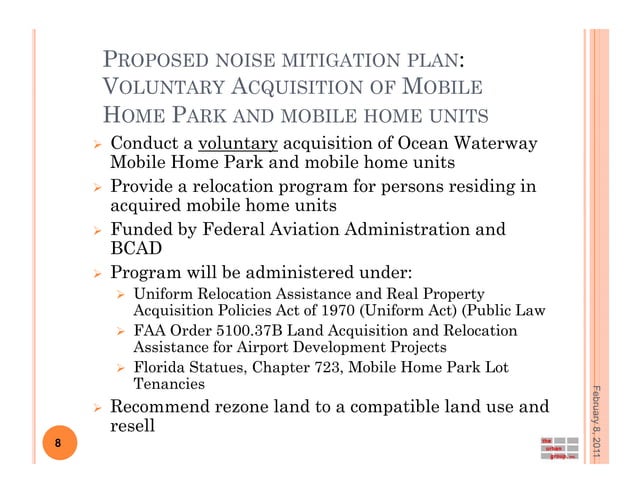 Proposed Noise Mitigation Plan - Ocean Waterway MHP | PPT