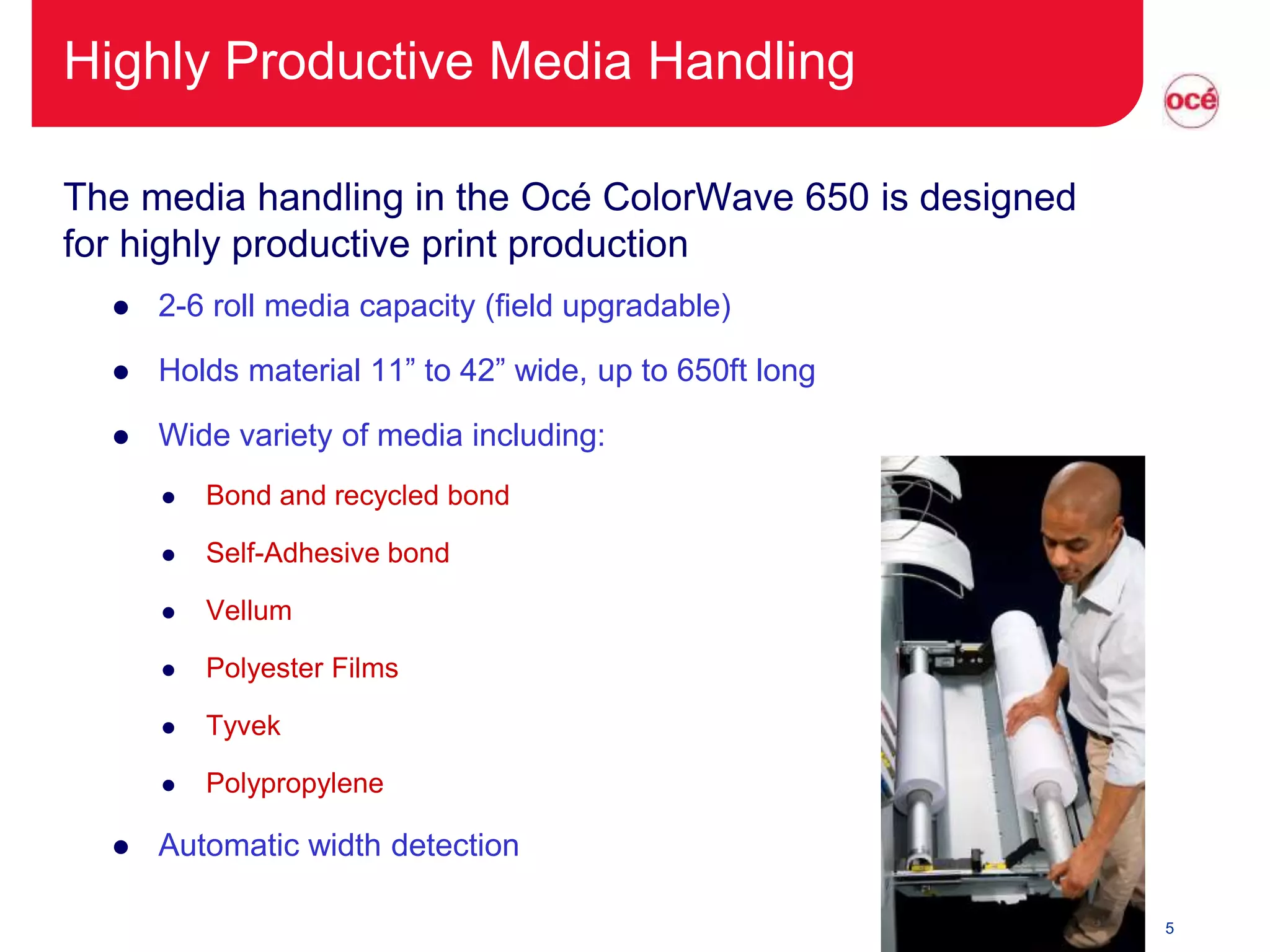 Oce ColorWave 650 product overview slide show | PPT