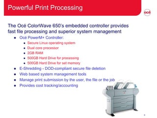 Oce ColorWave 650 product overview slide show | PPT