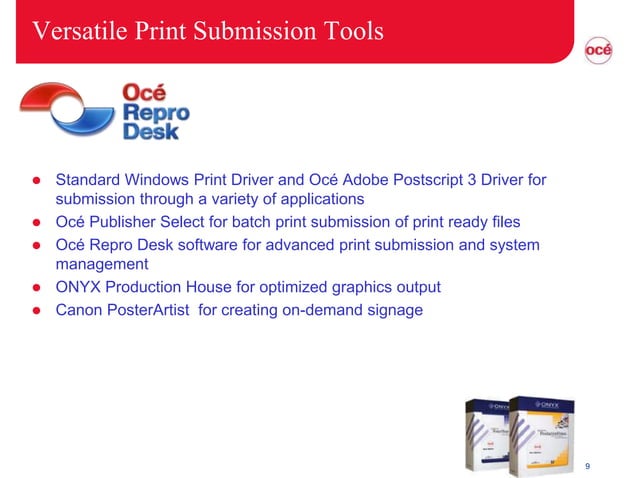 Oce ColorWave 650 product overview slide show | PPT