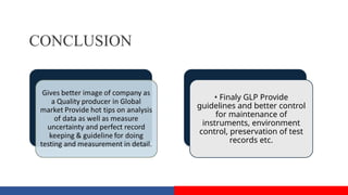 OCED-Principles of Good Laboratory Practices | PPTX