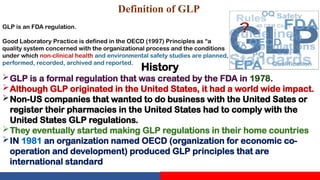 OCED-Principles of Good Laboratory Practices | PPTX