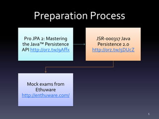 OCEJPA(1Z0-898) Preparation Tips | PPTX