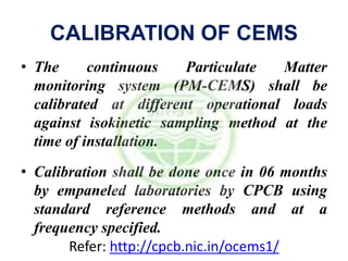 ONLINE CONTINUOUS EFFLUENT MONITORING SYSTEM - CENTRAL POLLUTION ...