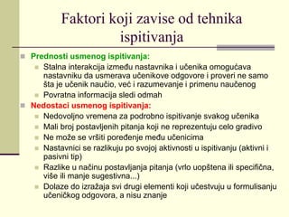 Ocenjivanje znanja | PPT