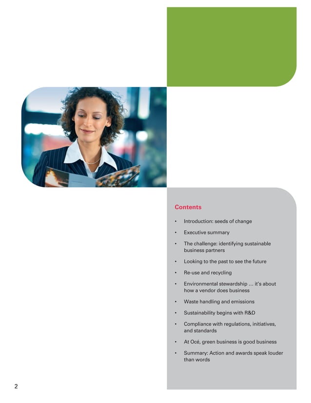 Oce Sustainability White Paper | PDF