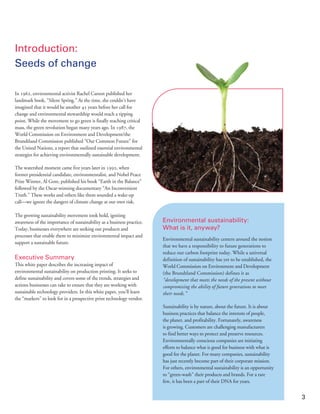 Oce Sustainability White Paper | PDF